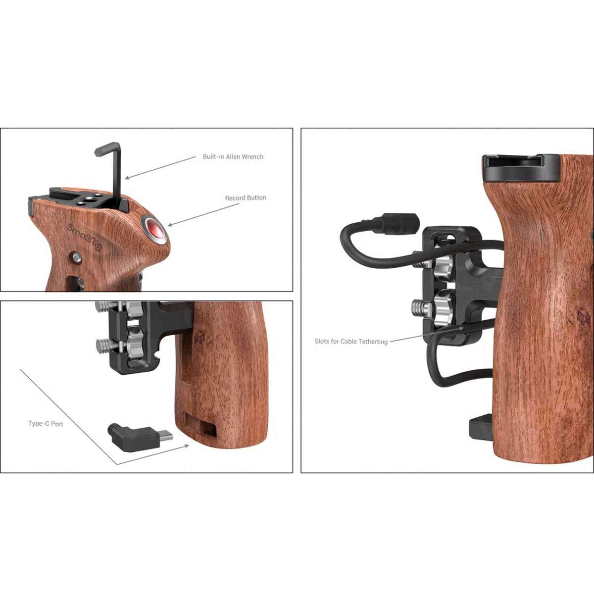 Buy - SmallRig Threaded Side Handle w/Remote Trigger (SR3323)