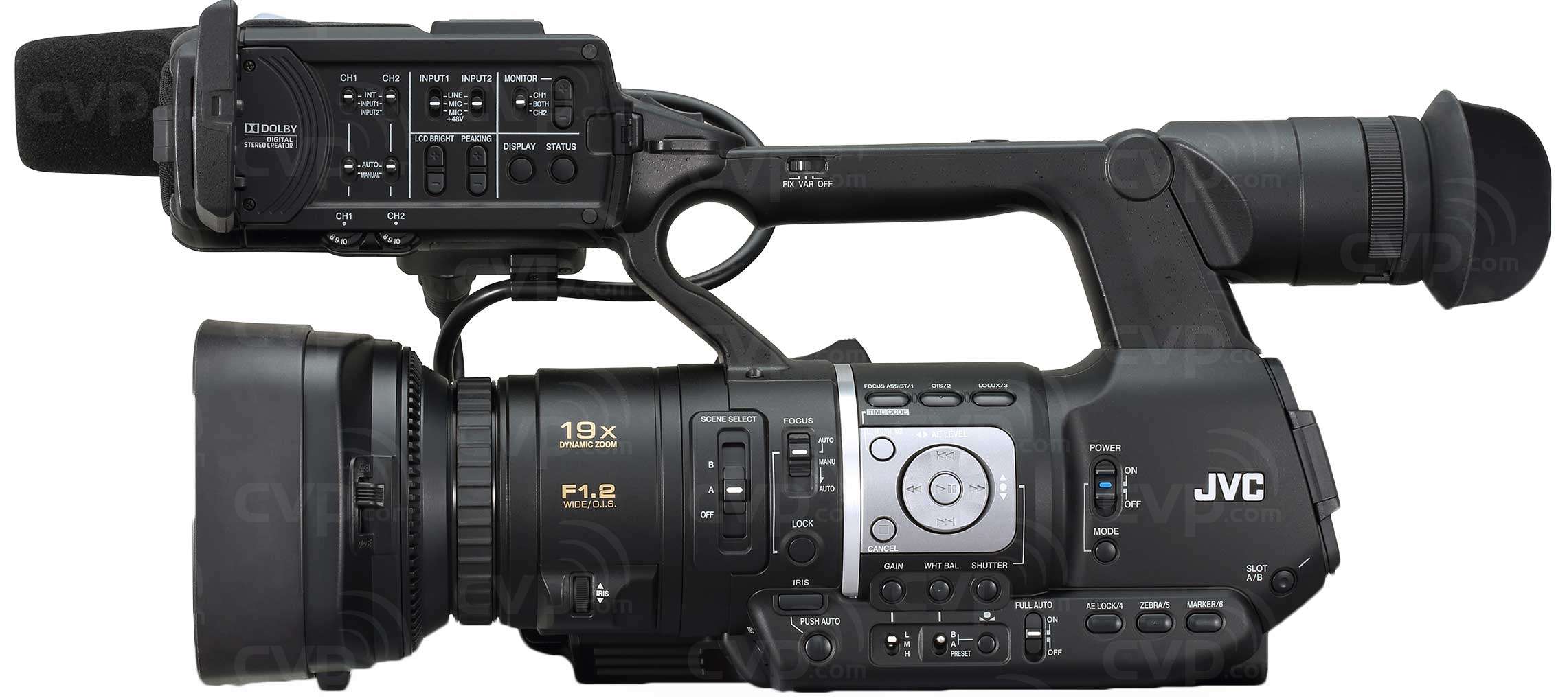 Buy - JVC JY-HM360E (JYHM360E) Handheld HD Memory Camcorder with Dual ...