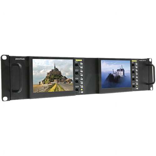 Buy - Postium PRM-502LE 5in Dual LCD Rack Monitor (POS-PRM-502LE)