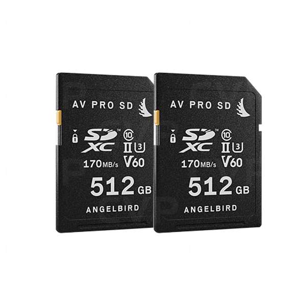 Buy - Angelbird 512GB AV PRO SD V60 - 2 Pack (AB-AVP512SDV60-X2)