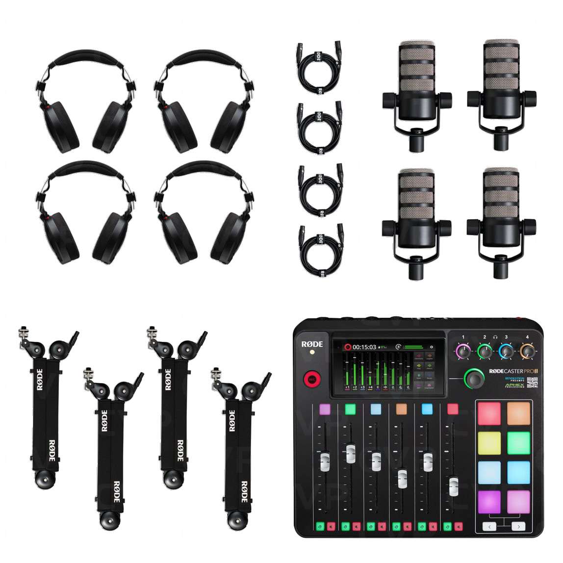 Comprar - Rode RODECaster Pro II 4 Person Bundle (RODECASTERPROII)