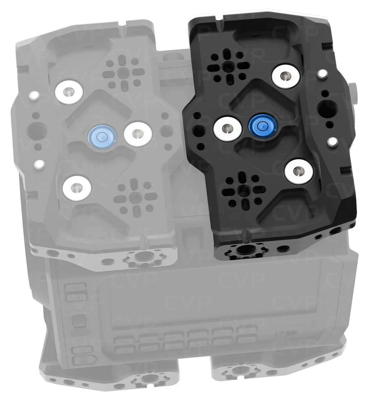 Buy - Kondor Blue PYXIS Top Half Plate - Black (KONPYXTPBK)