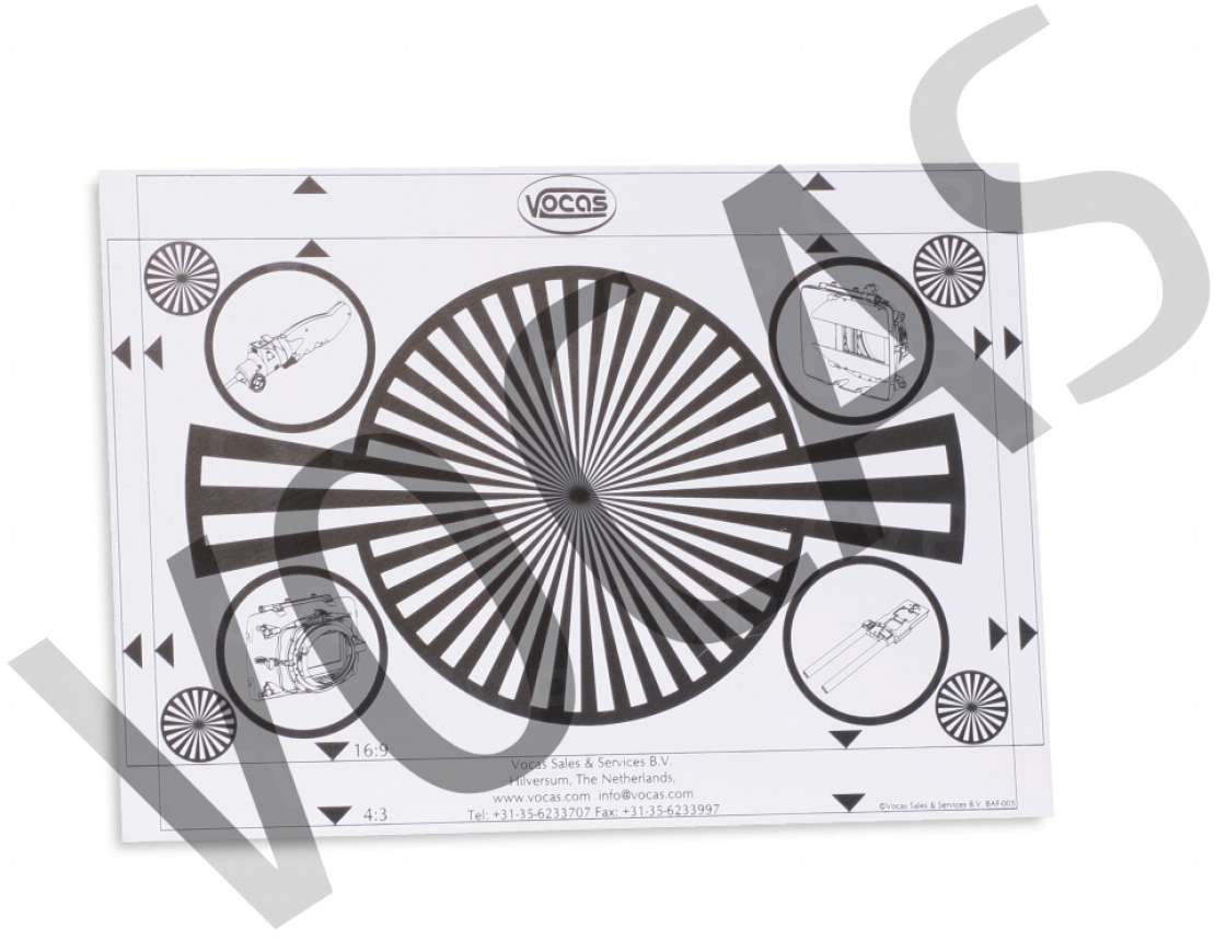 Buy - Vocas Backfocus / White Card A4 (0400-0009)