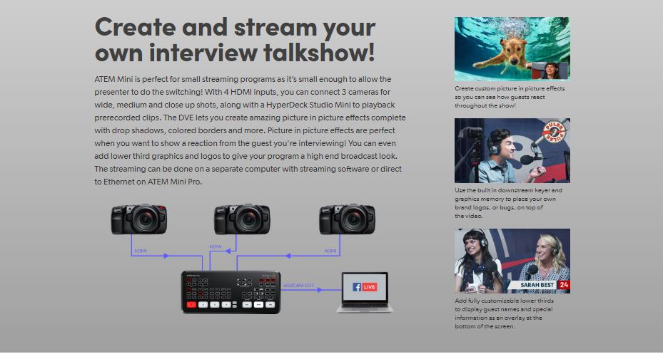 Blackmagic ATEM Mini PRO | CVP