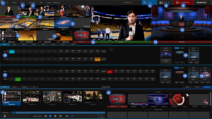 Buy - NewTek Live Sports TriCaster 860 Multi-Standard Vision Mixer and ...