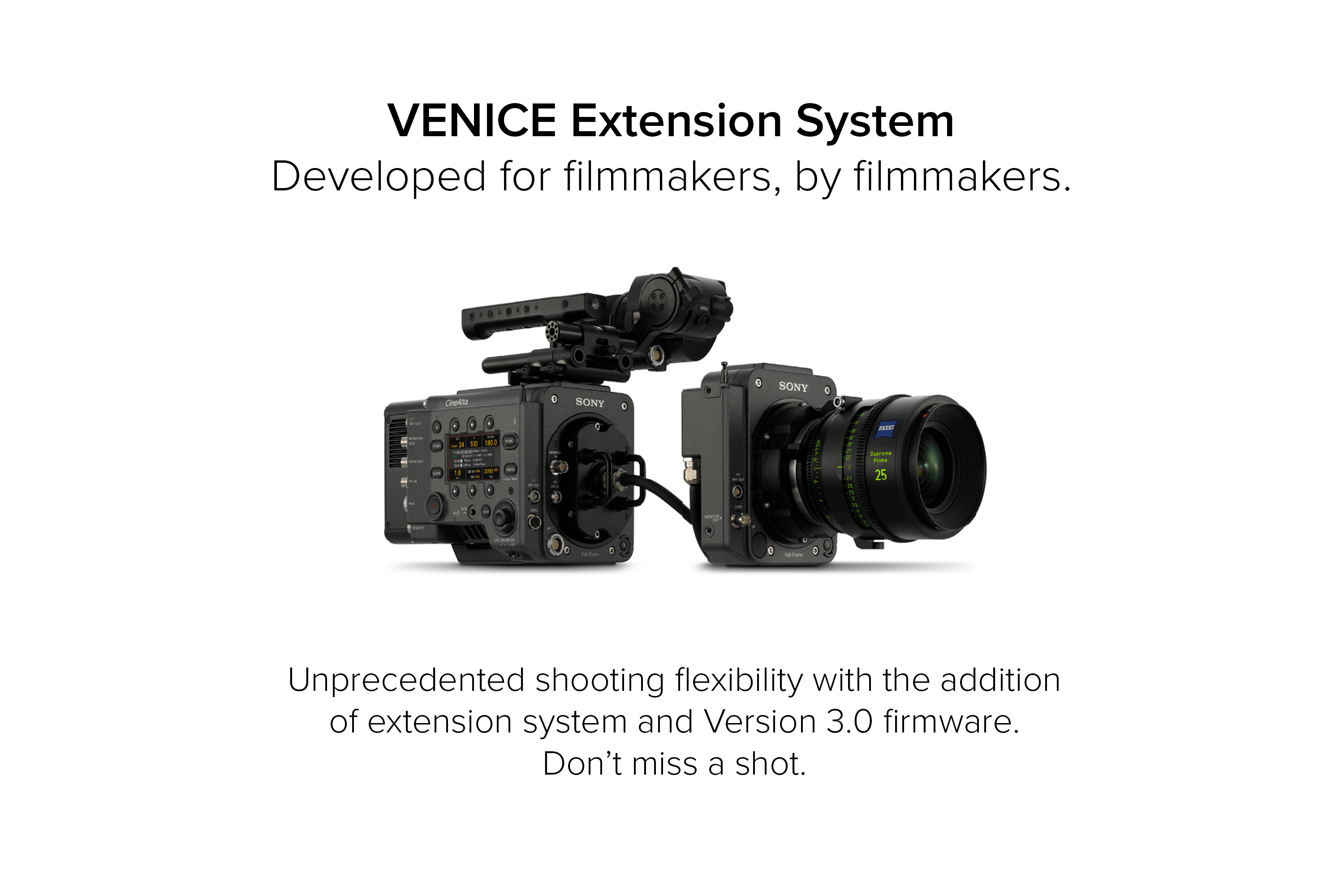CVP.com - Venice V3.0 Firmware Update March 2019 - With VENICE v3.0 and the VENICE Extension ...