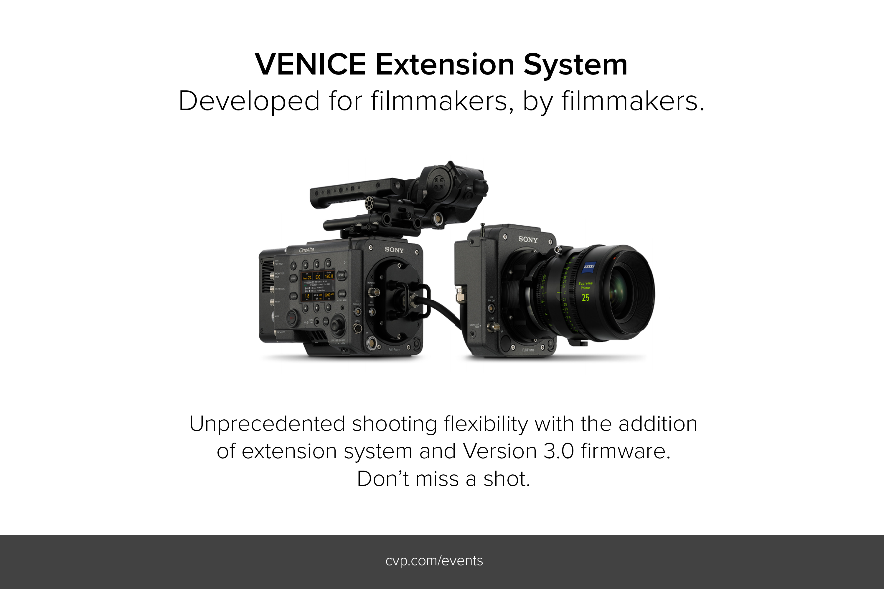 CVP.com - Venice V3.0 Firmware Update March 2019 - With VENICE v3.0 and ...