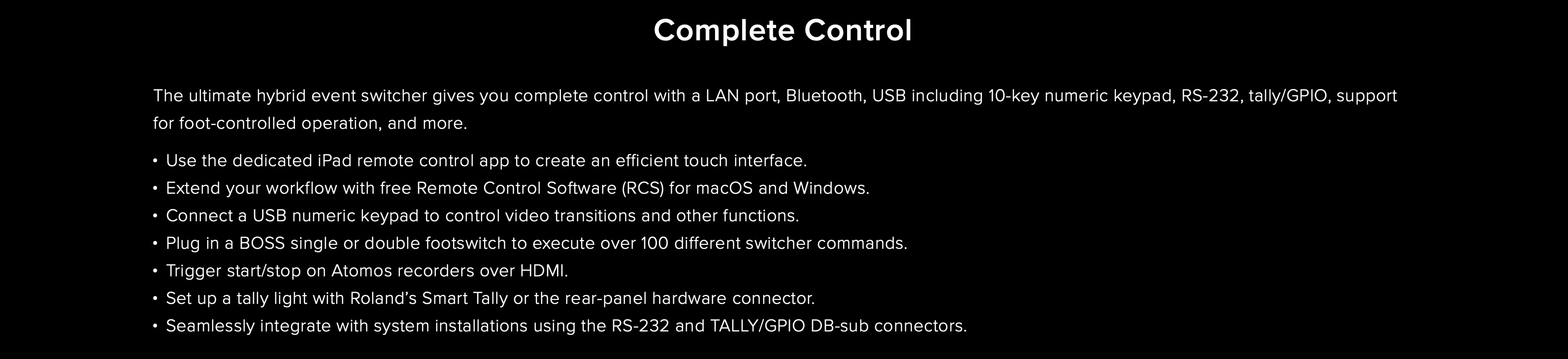 Buy - Roland V-160HD Streaming Video Switcher (V-160HD)