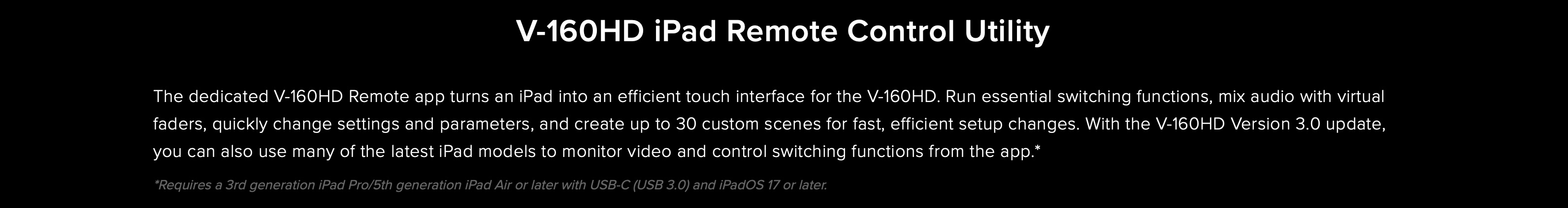 Buy - Roland V-160HD Streaming Video Switcher (V-160HD)